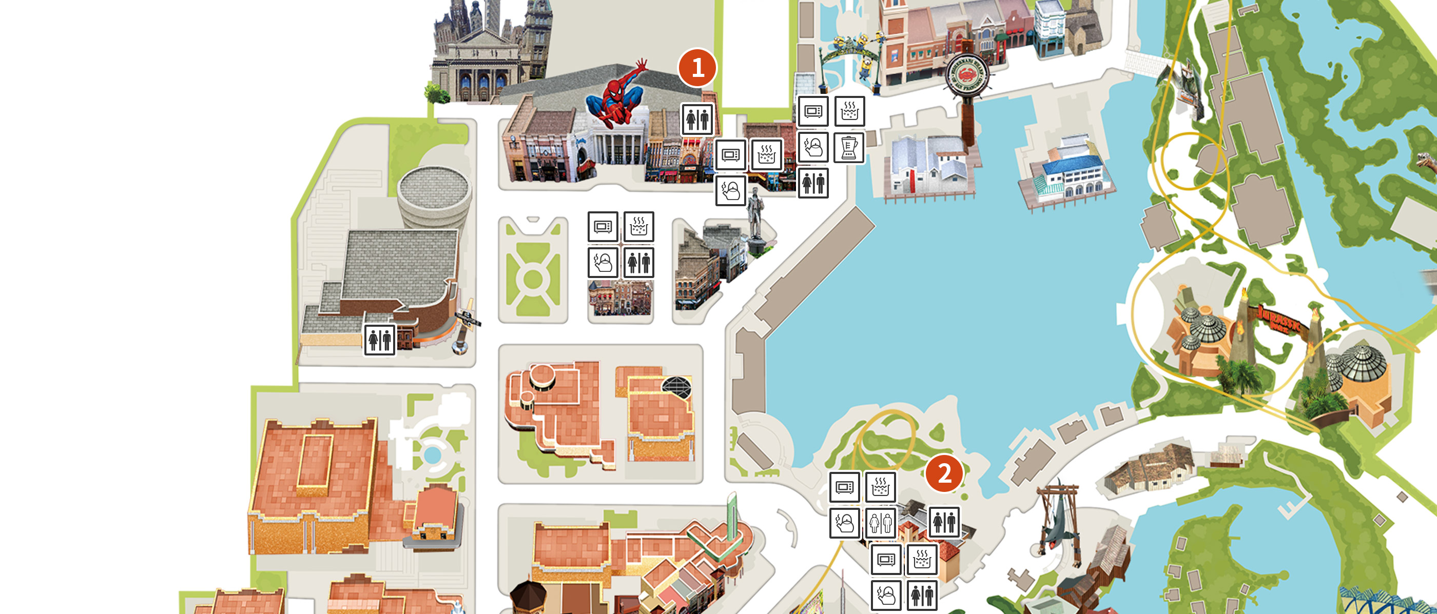 Tivoli Gardens Map