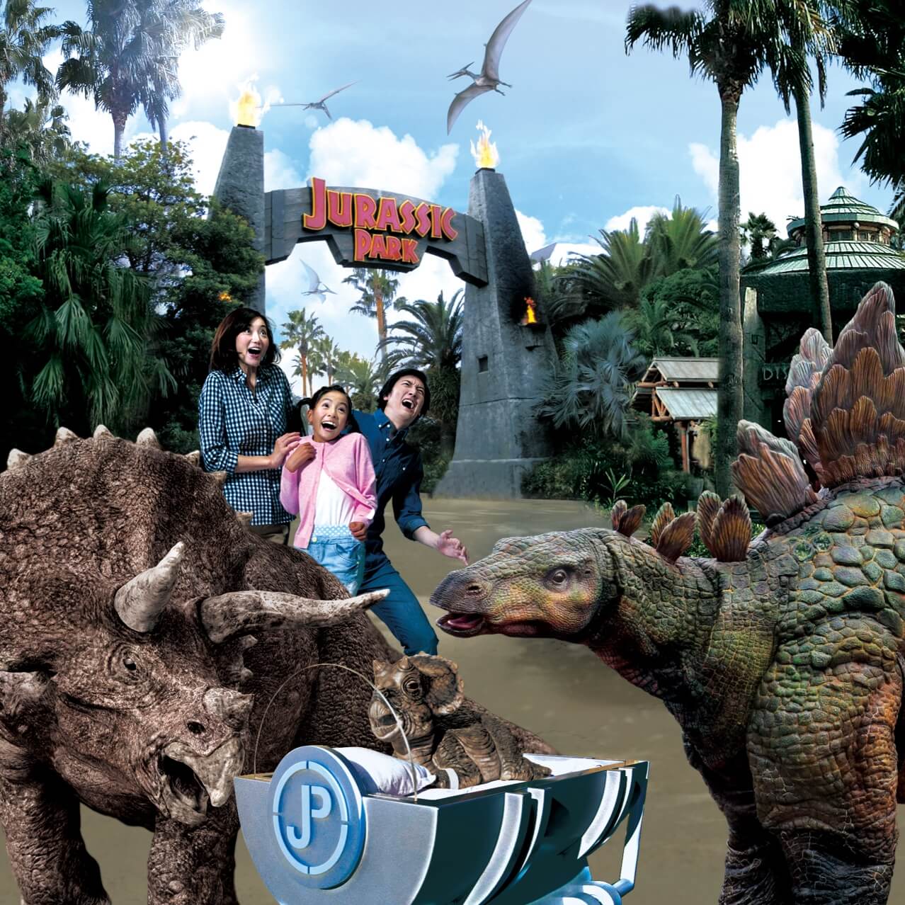 Baby Triceratops Universal Studios